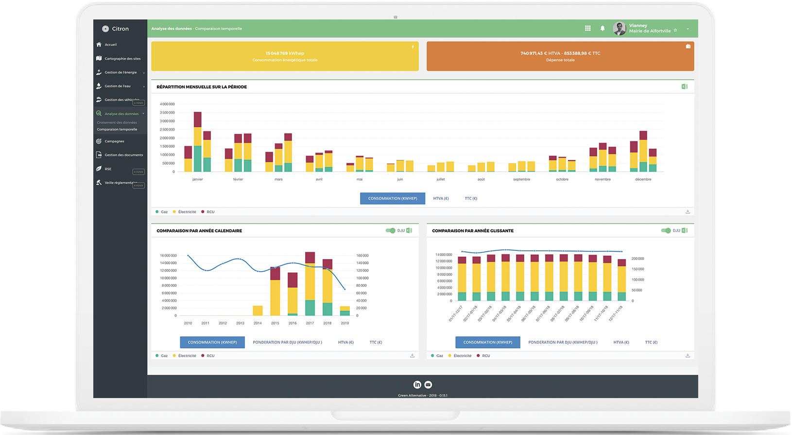 Citron®, plateforme de management de l'énergie - Citron®